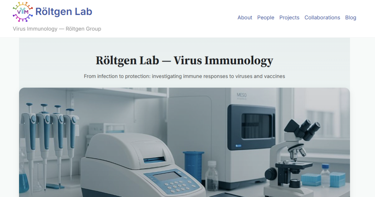 Katharina Roeltgen · Röltgen Lab